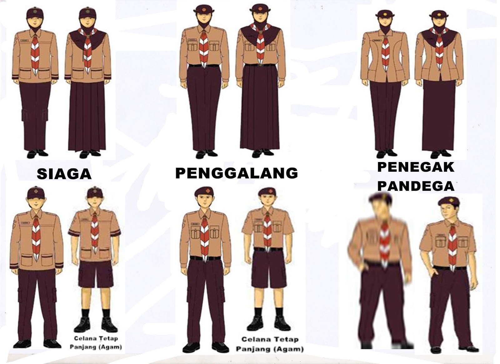 TETAPLAH SELALU MEMAKAI SETANGAN LEHER (KACU) PRAMUKA SESUAI ATURAN RESMI