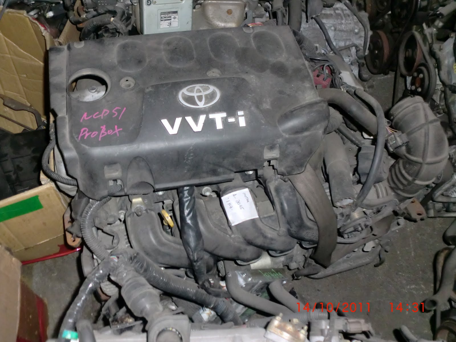 IMPORT EXPORT VBM NIPPON LTDA: MOTOR TOYOTA PROBOX 1NZ