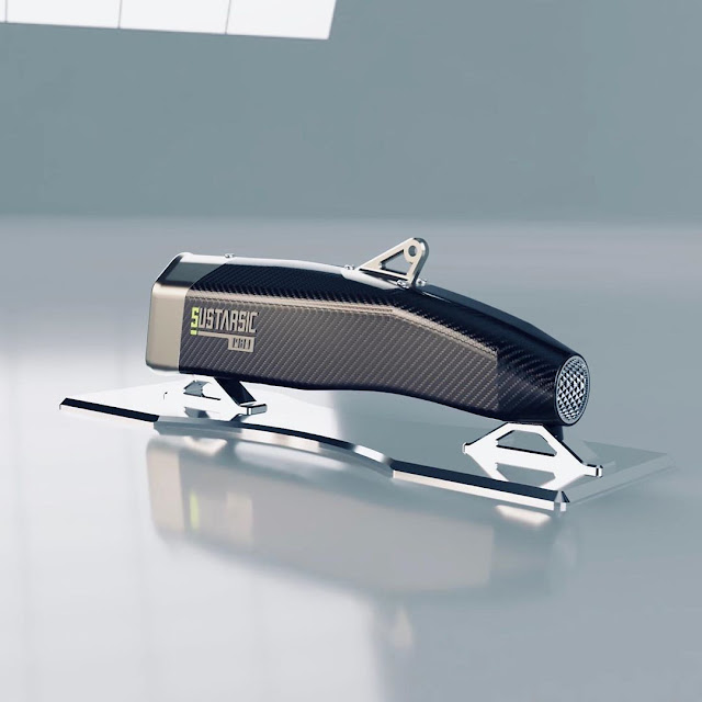 Sustarsic Muffler Concept | This is Design - RocketGarage - Cafe Racer ...