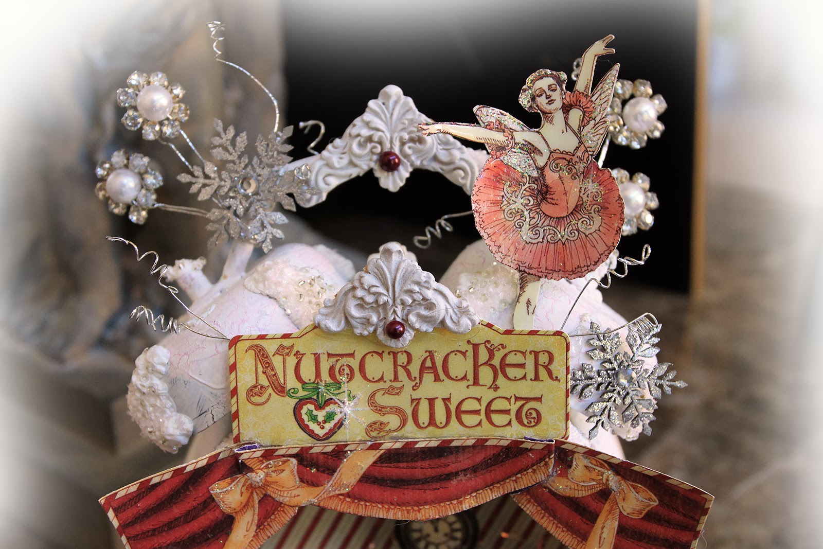 My Glitter Coated Life: Nutcracker Sweet Assemblage Clock~Reneabouquets ...