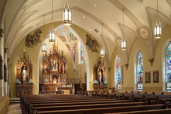 Before and After: St. Mary's in Fennimore, Wisconsin ~ Liturgical Arts ...