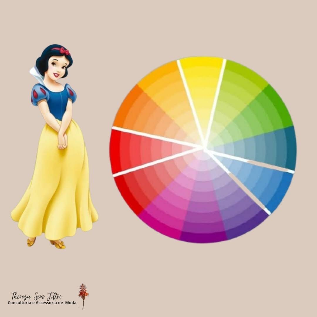 MODA EM MINAS: Princesas da Disney e o Círculo Cromático