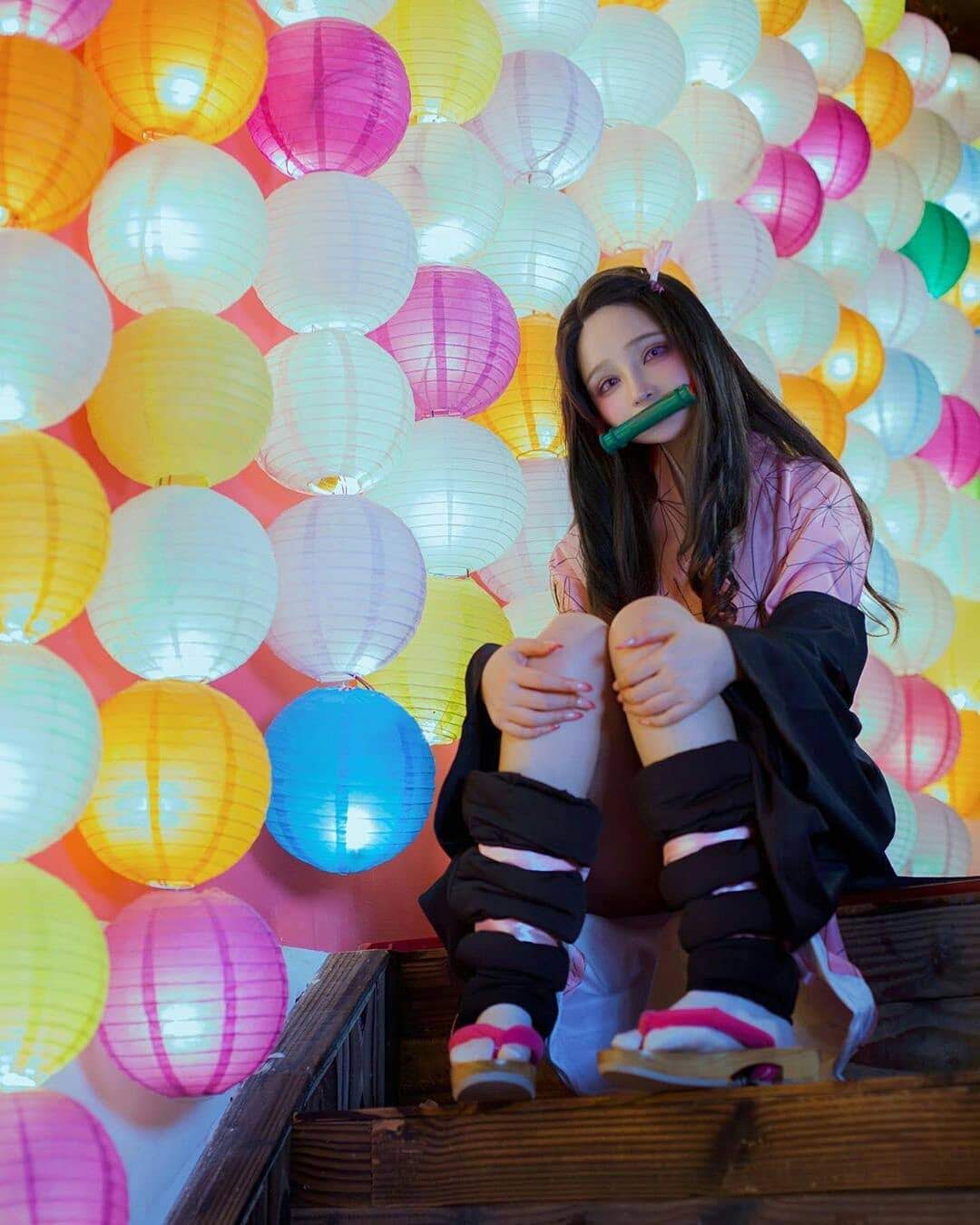 Senyamiku - #Nezuko Cosplay ~ Wifu-Bawang - Khanh Blogger