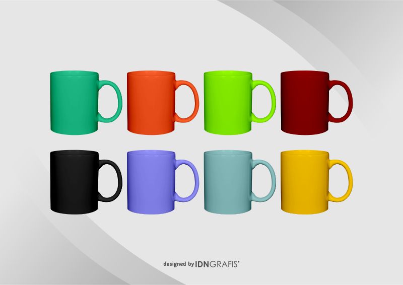 Download Mug Mockup Corel Draw - IDN GRAFIS