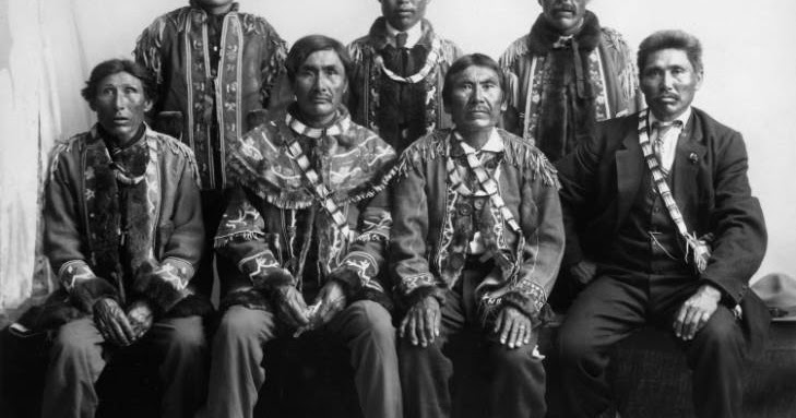 daily timewaster: Group portrait of Athabascan chiefs at the first ...
