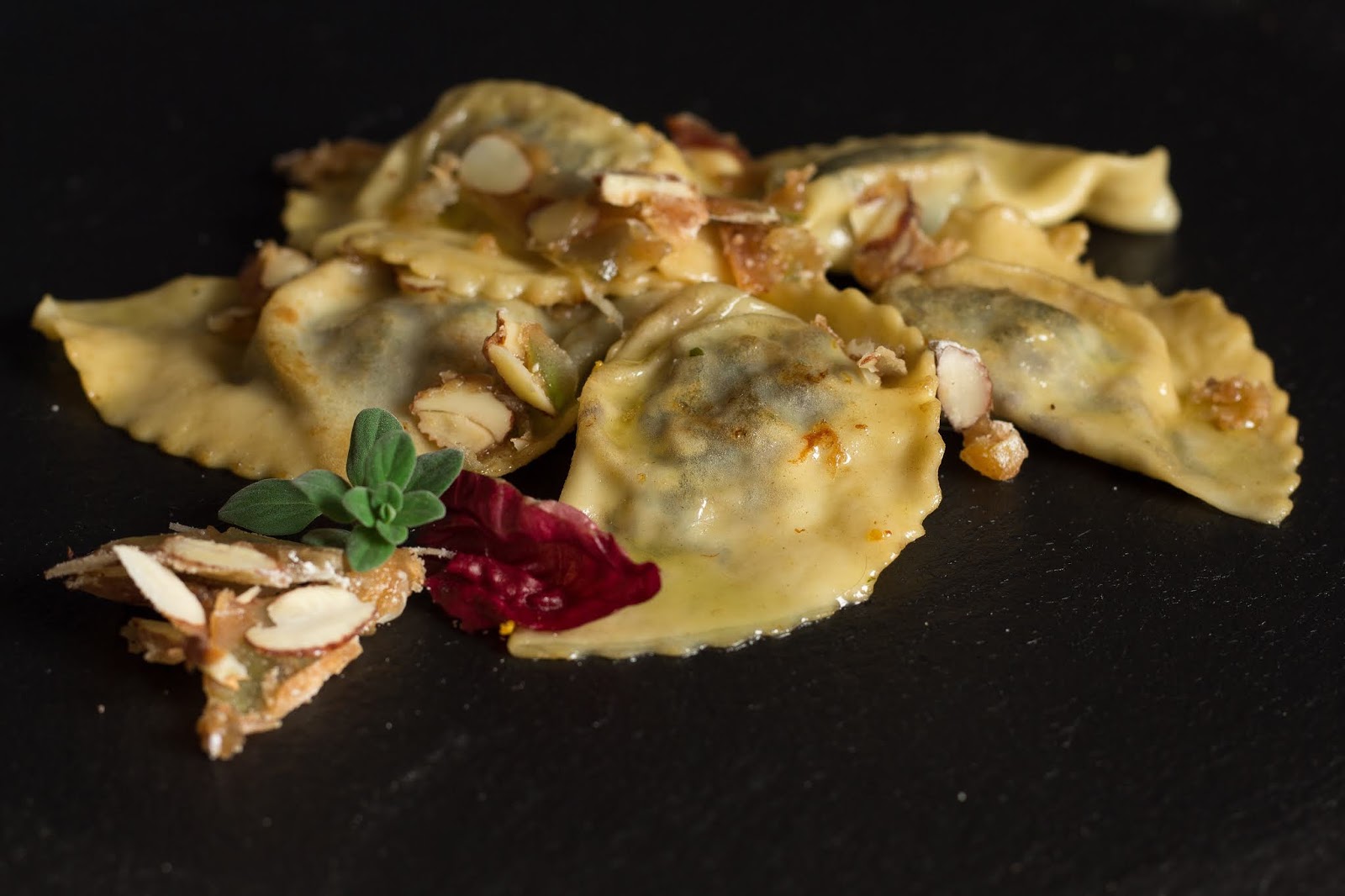 Mezzelune di radicchio e panforte