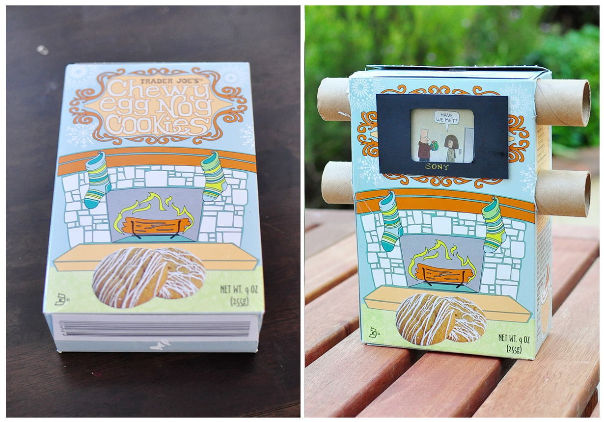 The Cheese Thief: Low Tech Cardboard Tv