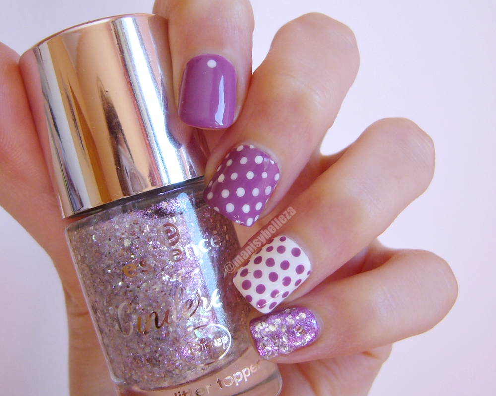 Manicuras y Belleza: Manicuras fáciles y rápidas: Nail art en violeta (x2)