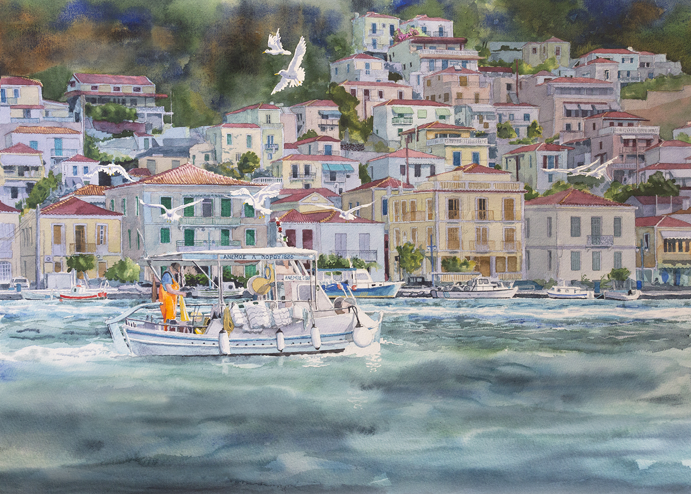 Artist Elizabeth Tyler: New video on youtube, sailing and painting.