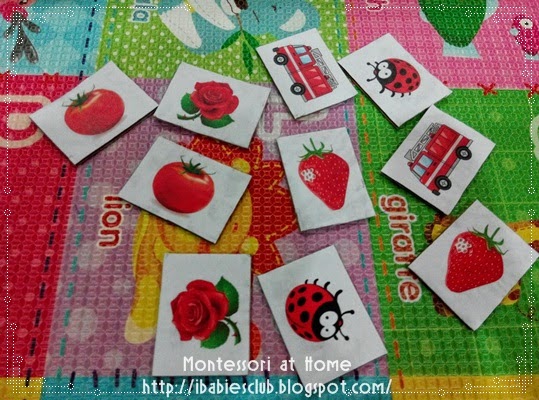 ibabiesclub: DIY Matching Card [Red Theme] ♥ 自制配对卡[认识红色]