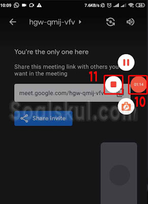 GRATIS! Cara Merekam / Record Layar Google Meet di HP - Soalskul