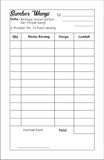 Cara Desain Nota Berbagai Macam Ukuran di CorelDraw - Belajar Printis