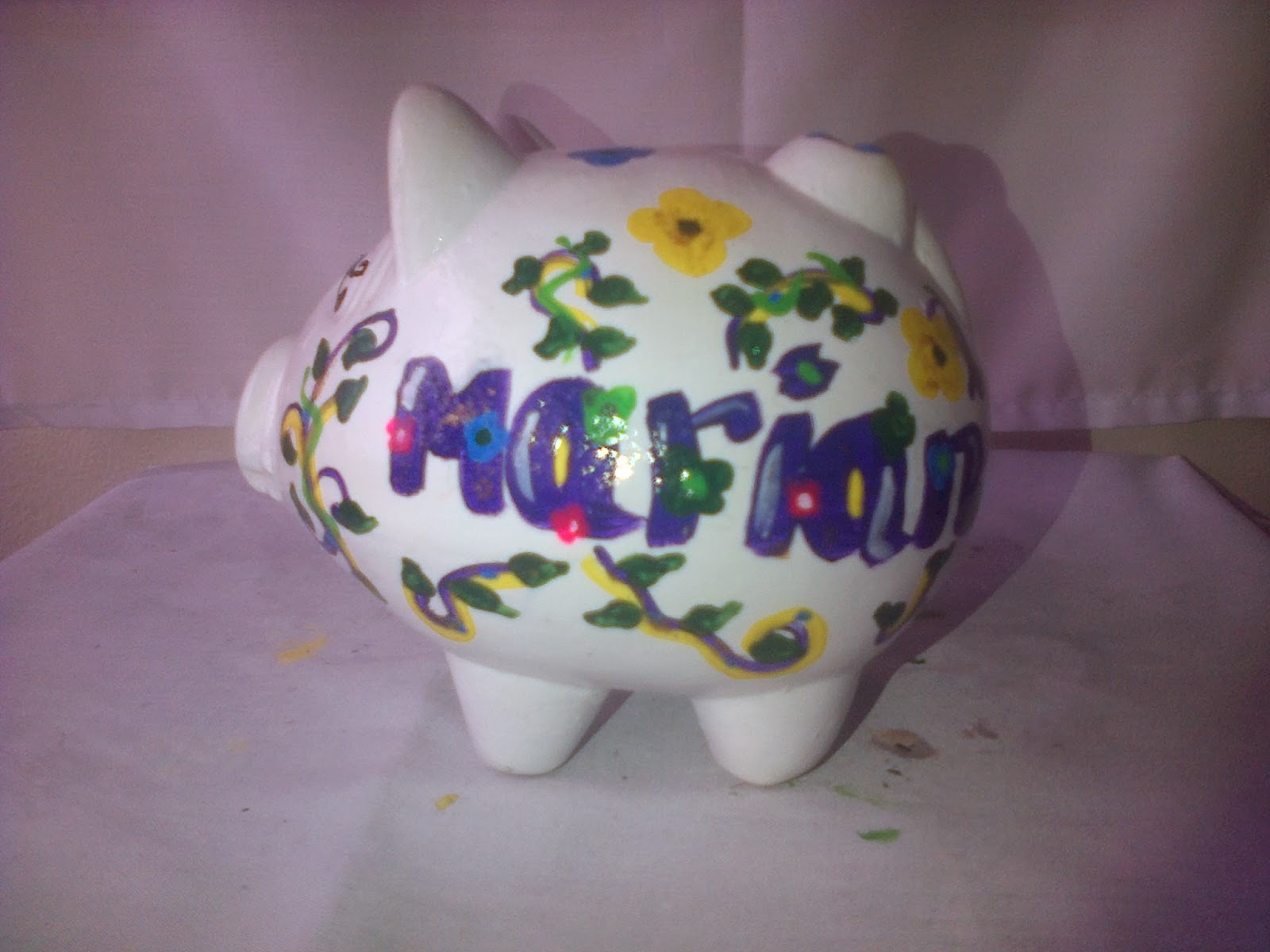 Marrano "Personalizado Con Nombre" - Mega Marranos pintados