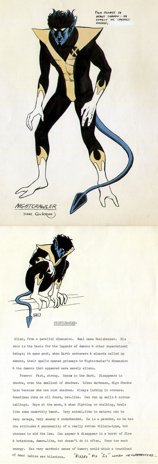 Marvel Comics of the 1980s: Dave Cockrum's costume and character ...