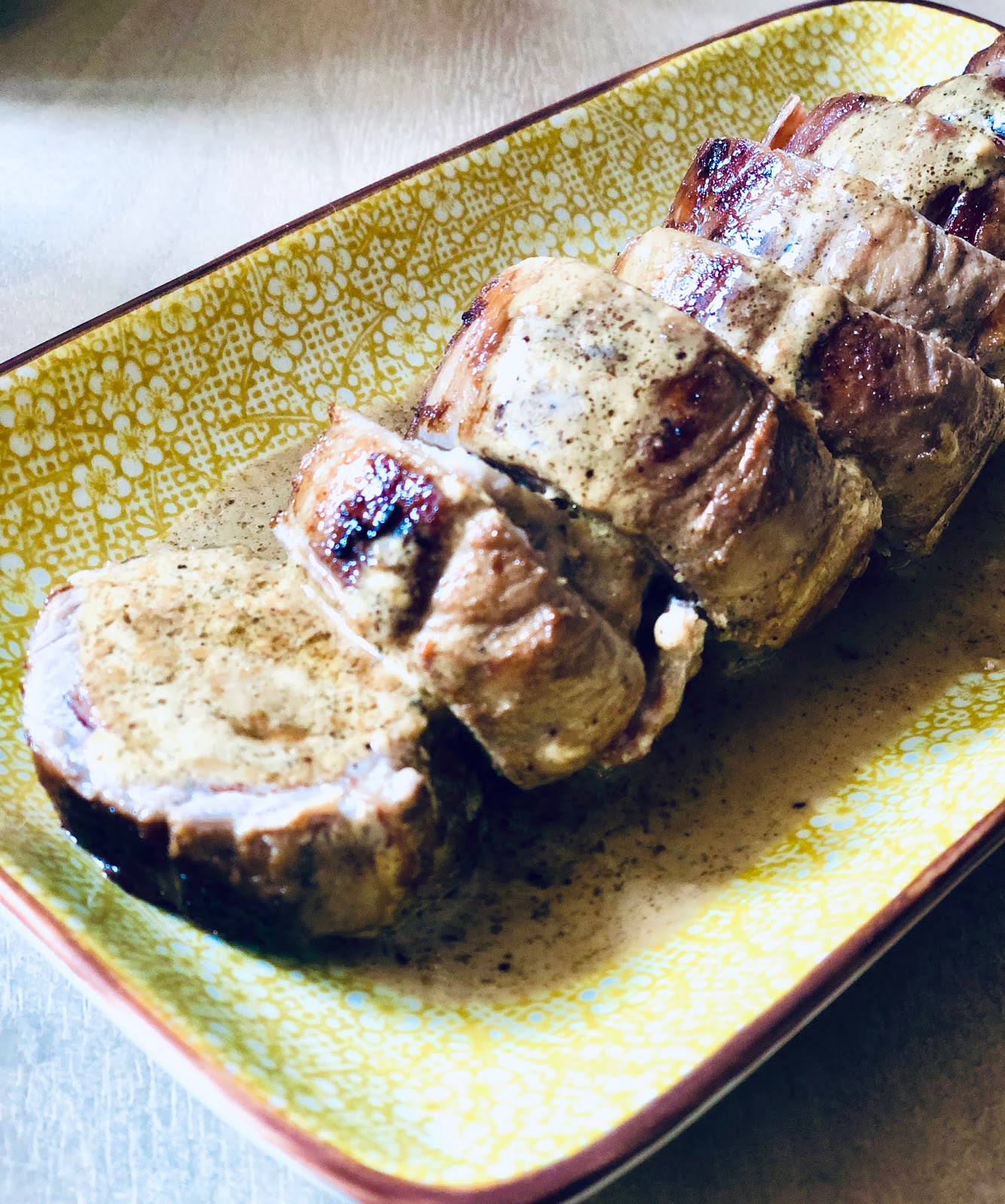 Solomillo ibérico relleno