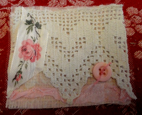 Fabric heart themed swap