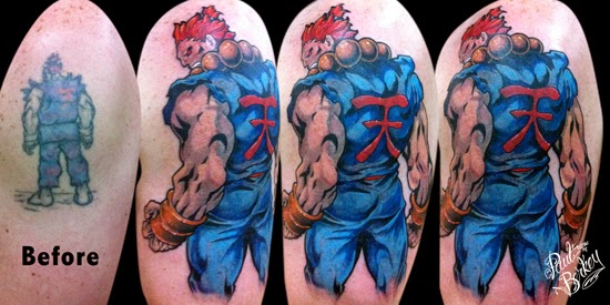 34 Tatuagens do Street Fighter | Leles Tattoo