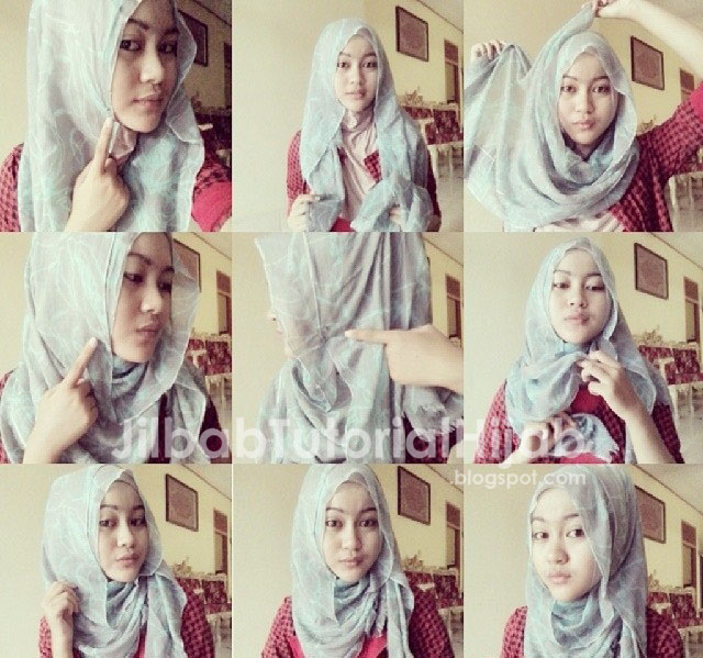 INFO UPDATE: Tutorial Cara Hijab Pashmina Simple