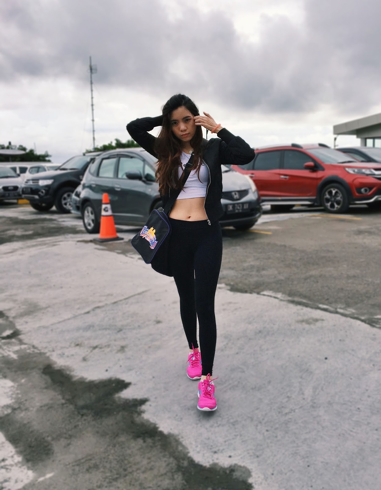 Gym Outfit - Heels and Beyond