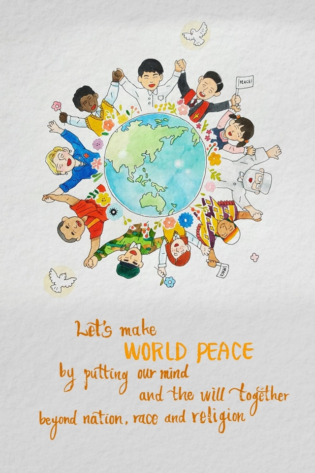 [Peace Quote] Let's make WORLD PEACE ~ peacebreeze