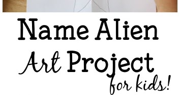 Cursive Writing Art Project for Kids | School Time Snippets