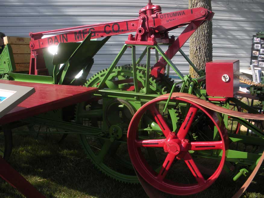 Taken For Granted: 1917 Dain Hay Press and 1915 Farm Horse Tractor
