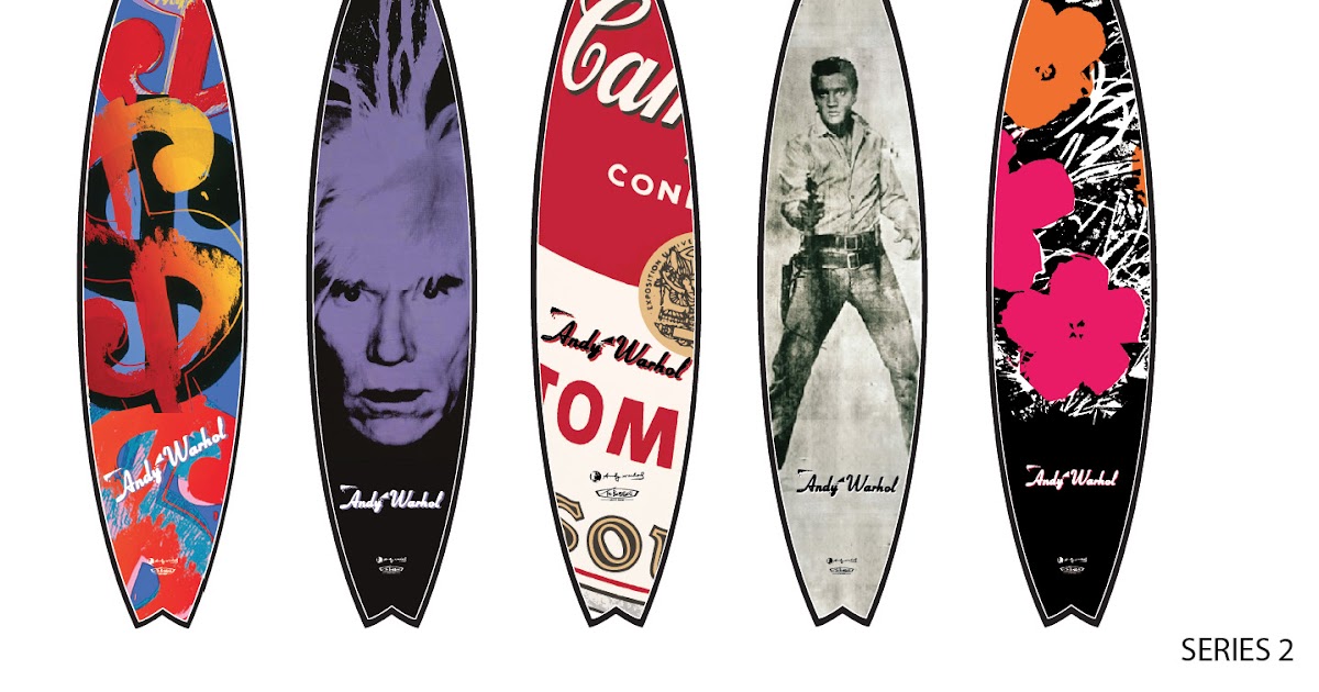 The Hip Subscription: Andy Warhol x Tim Bessell Surfboards Series 2