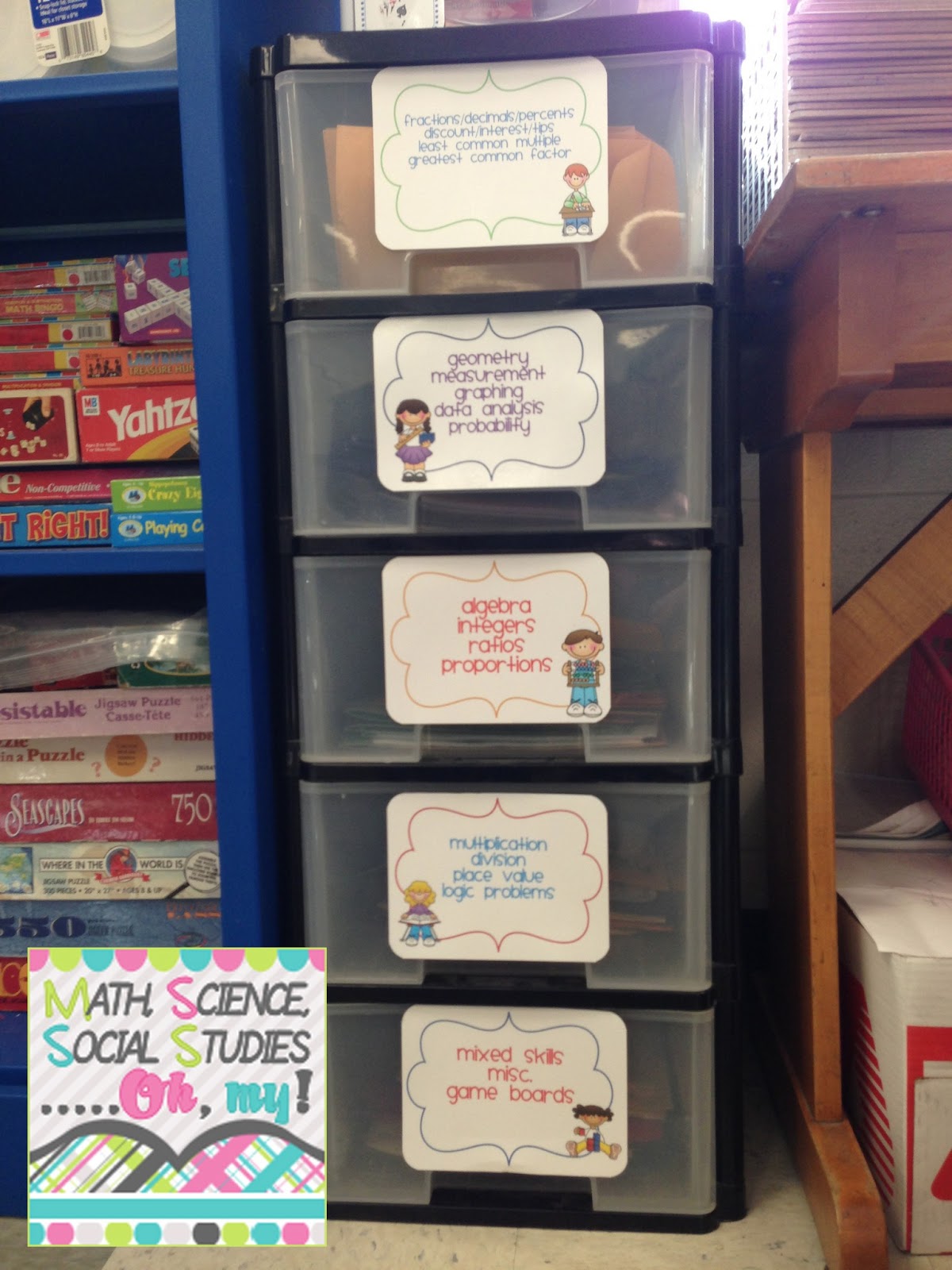 How I Organize My Math Materials | Technically Speaking with Amy