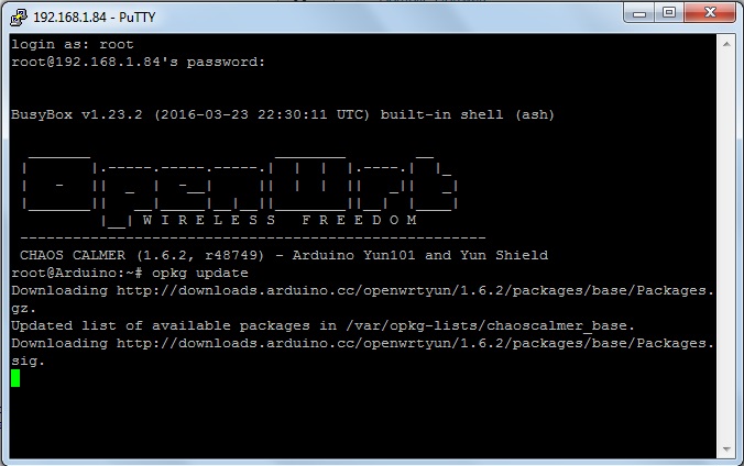 Arduino Yun And Sqlite3 And Php For Process Class