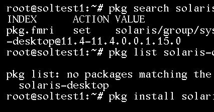 Enable Desktop on Oracle Solaris 11.4