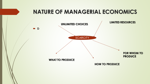 ECONOMICS,COMMERCE AND MANAGEMENT: NATURE AND SCOPE OF MANAGERIAL ...