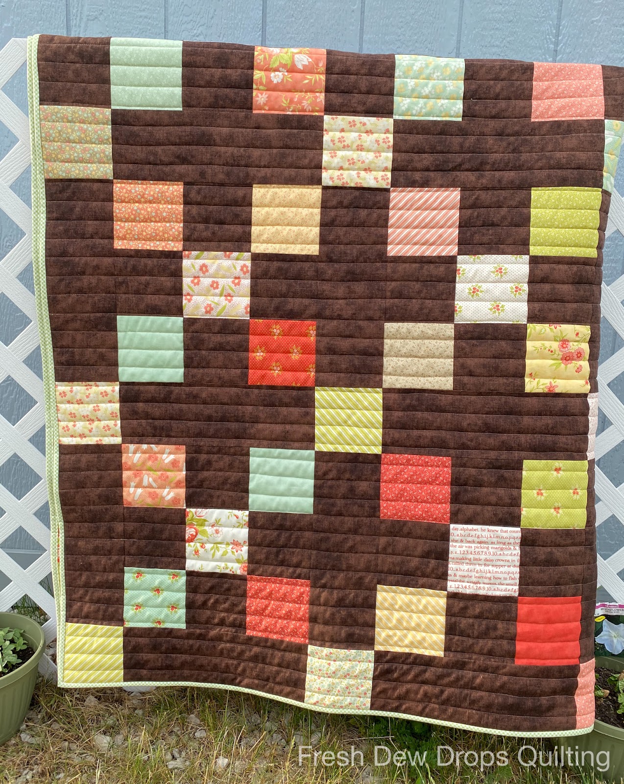 Fresh Dew Drops: NEW QUILT PATTERN: Positive Charm - uses charm pack ...