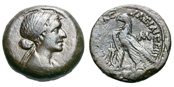 Monedas de Cleopatra VII.-a