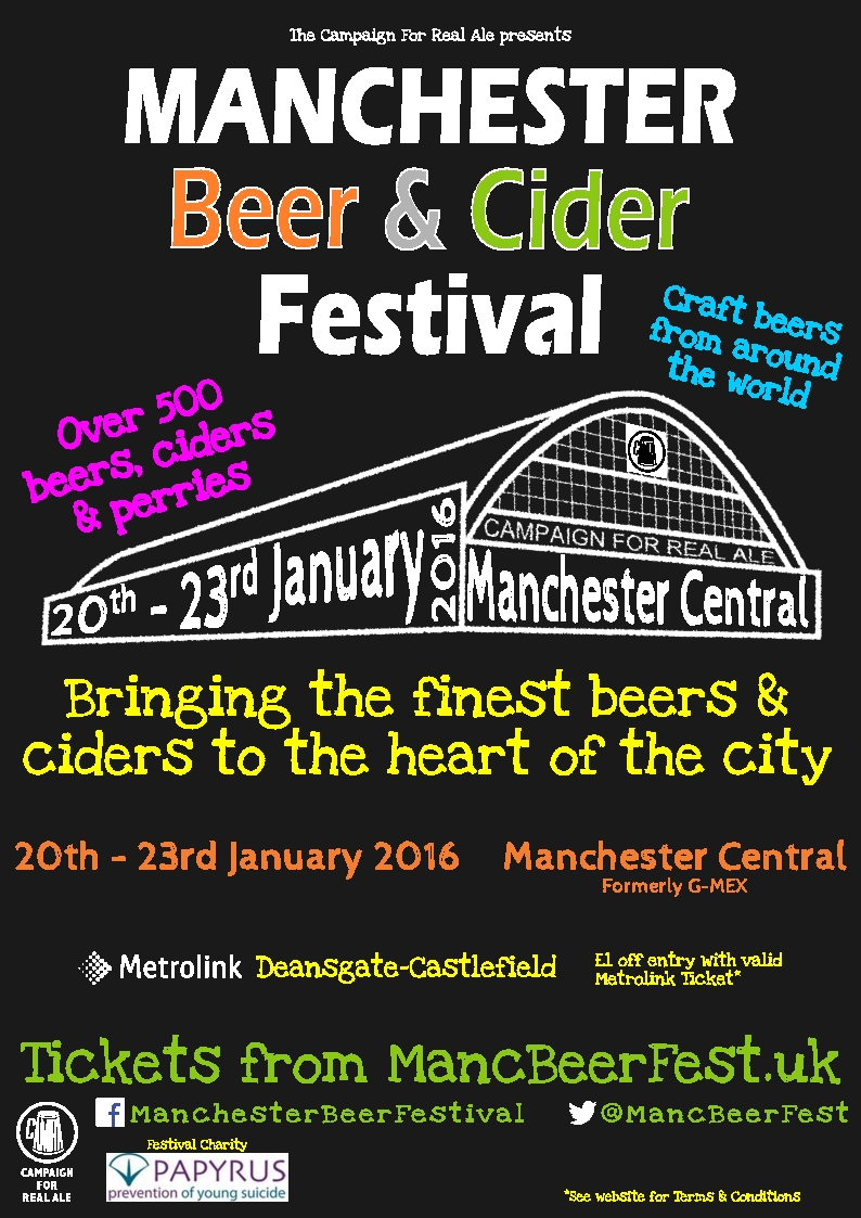 Tandleman's Beer Blog: Manchester Beer and Cider Festival