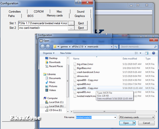 Cara Load File Memory Cards PS1 di PC Dengan PSX Dan Epsxe | #Blogger ...