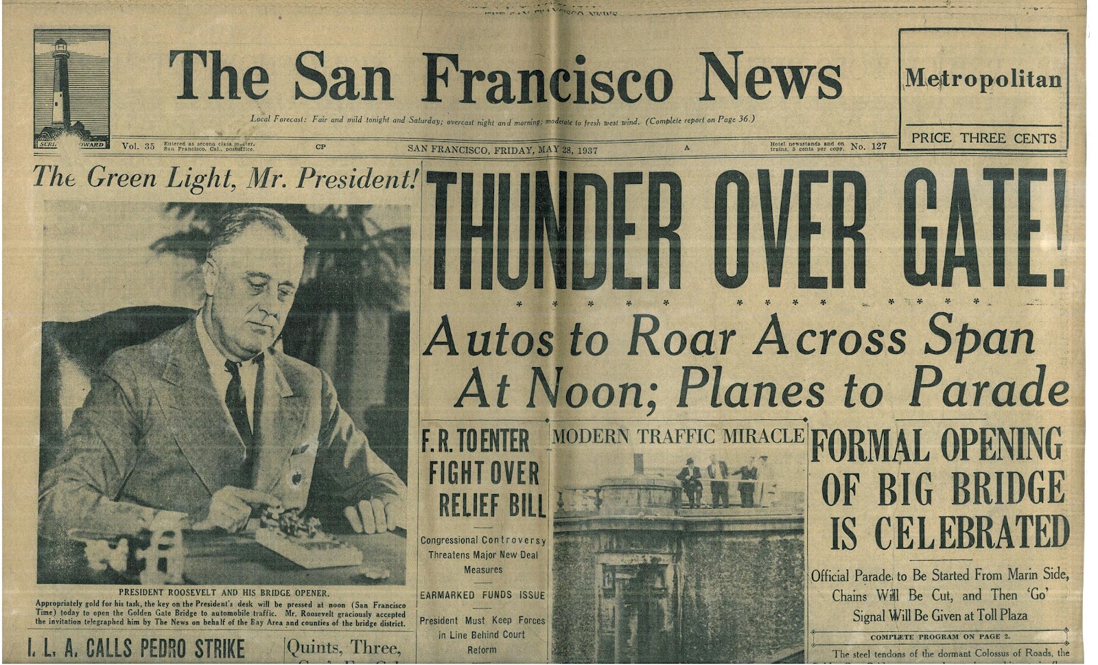 Happy 75th Birthday, Golden Gate Bridge!