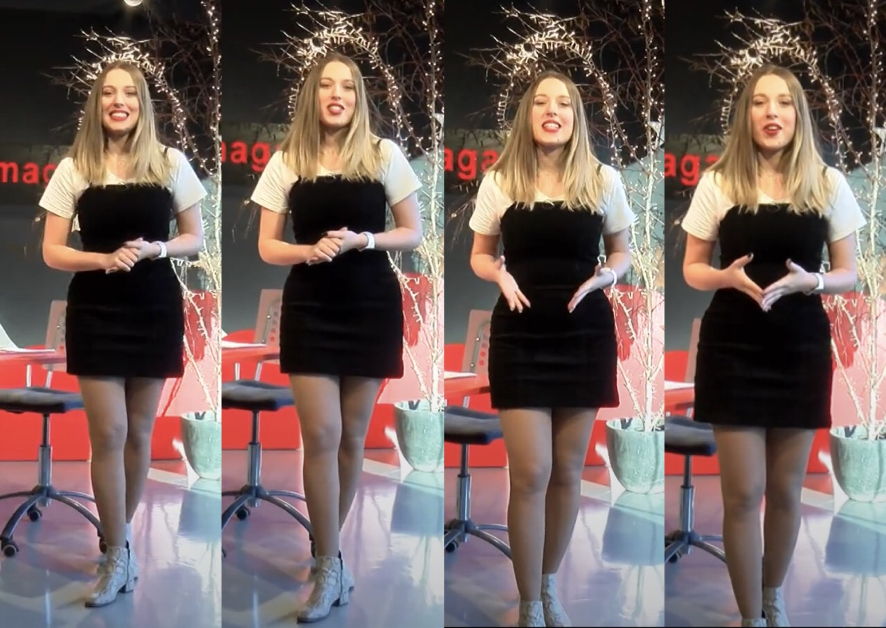 Miss Presentadoras TV: Patricia Aláez. 8 Magazine - La 8 León (30/12/20)