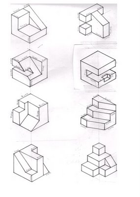 DIBUJOS DE ISOMETRICOS