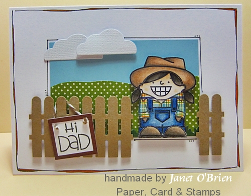 Paper, Card & Stamps: Hi Dad