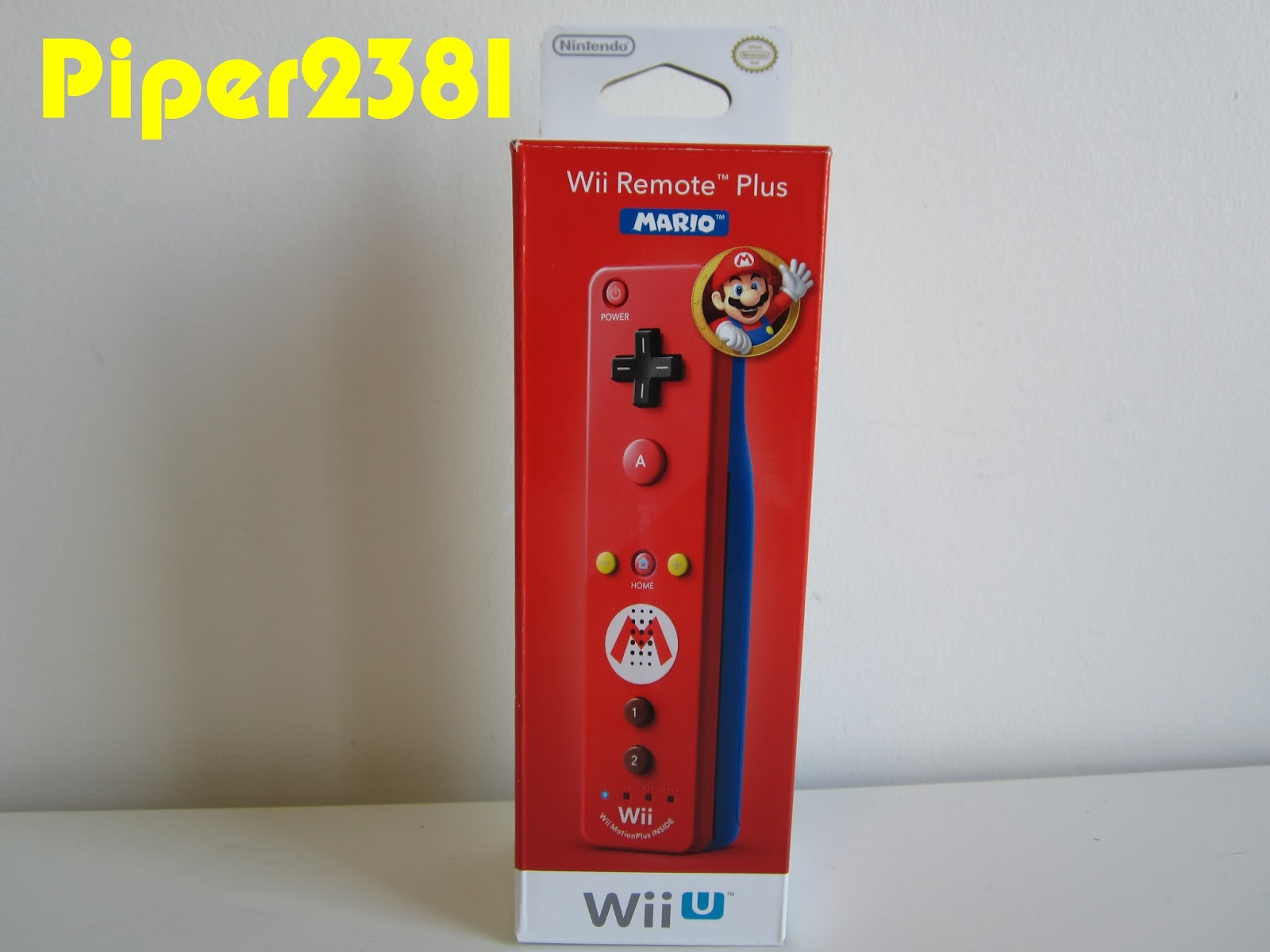 Piper2381: Mario Wii Remote Plus
