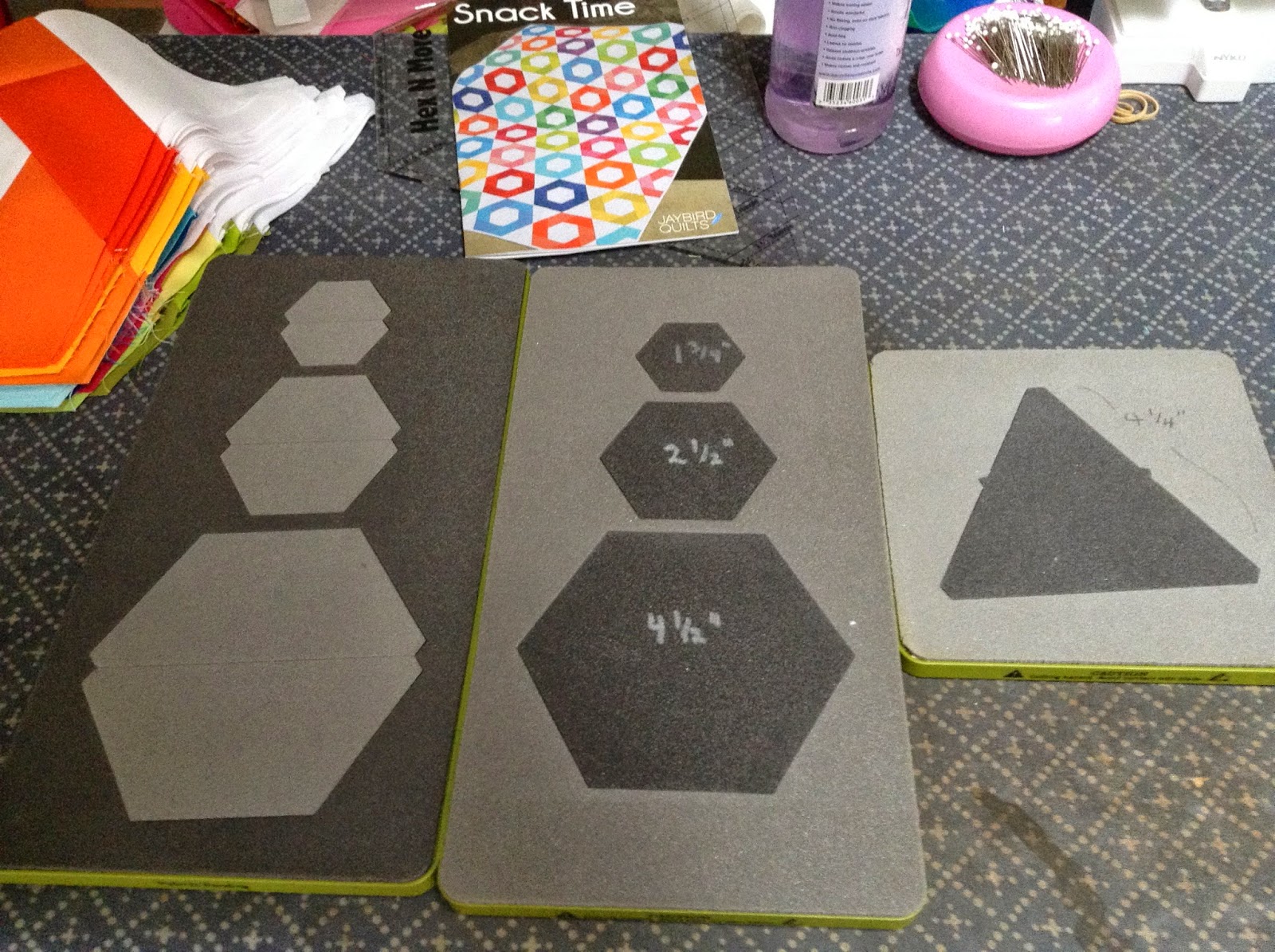 Sunshower Quilts: Snack Time - Converting a Pattern to Die-Cutting