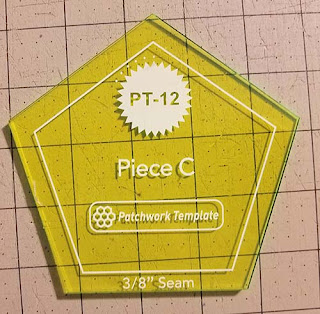 Gefilte Quilt: English Paper Pieced Table Topper