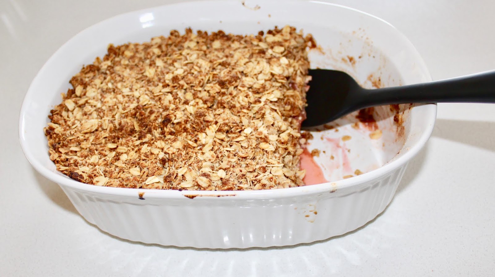 The Ravenous Duck: Apple and rhubarb crumble