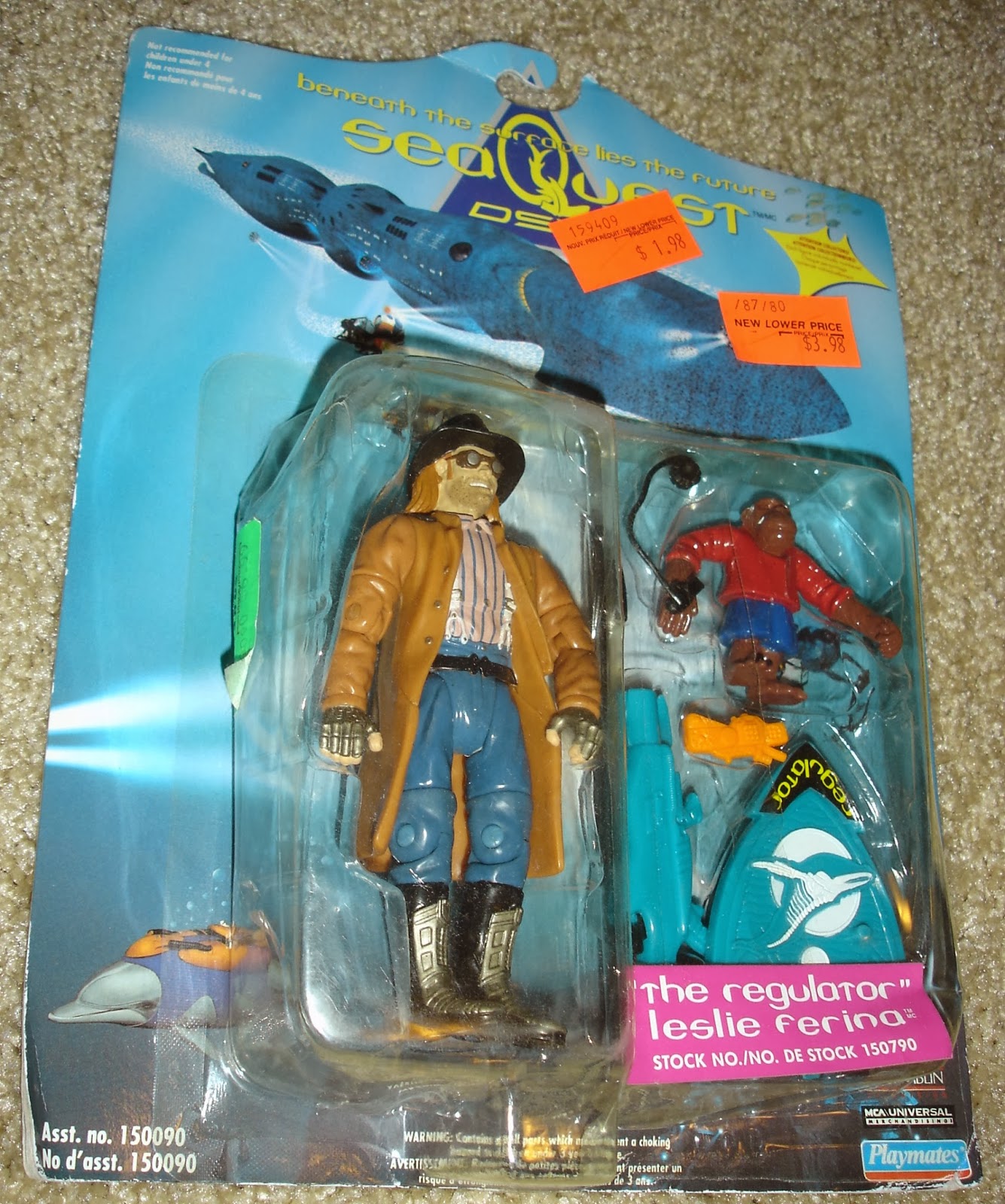 seaQuest Merchandise, Props, and Scripts: seaQuest Action Figures ...