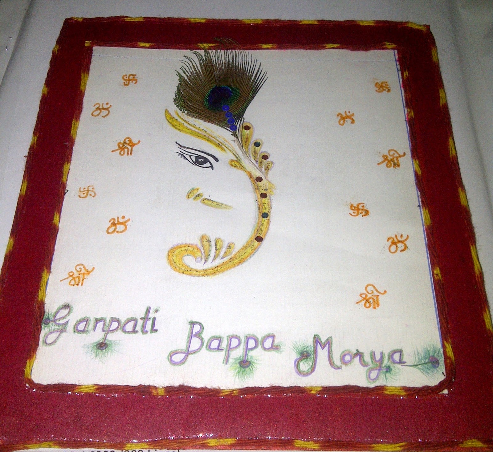 Arts & Crafts: Ganpati card
