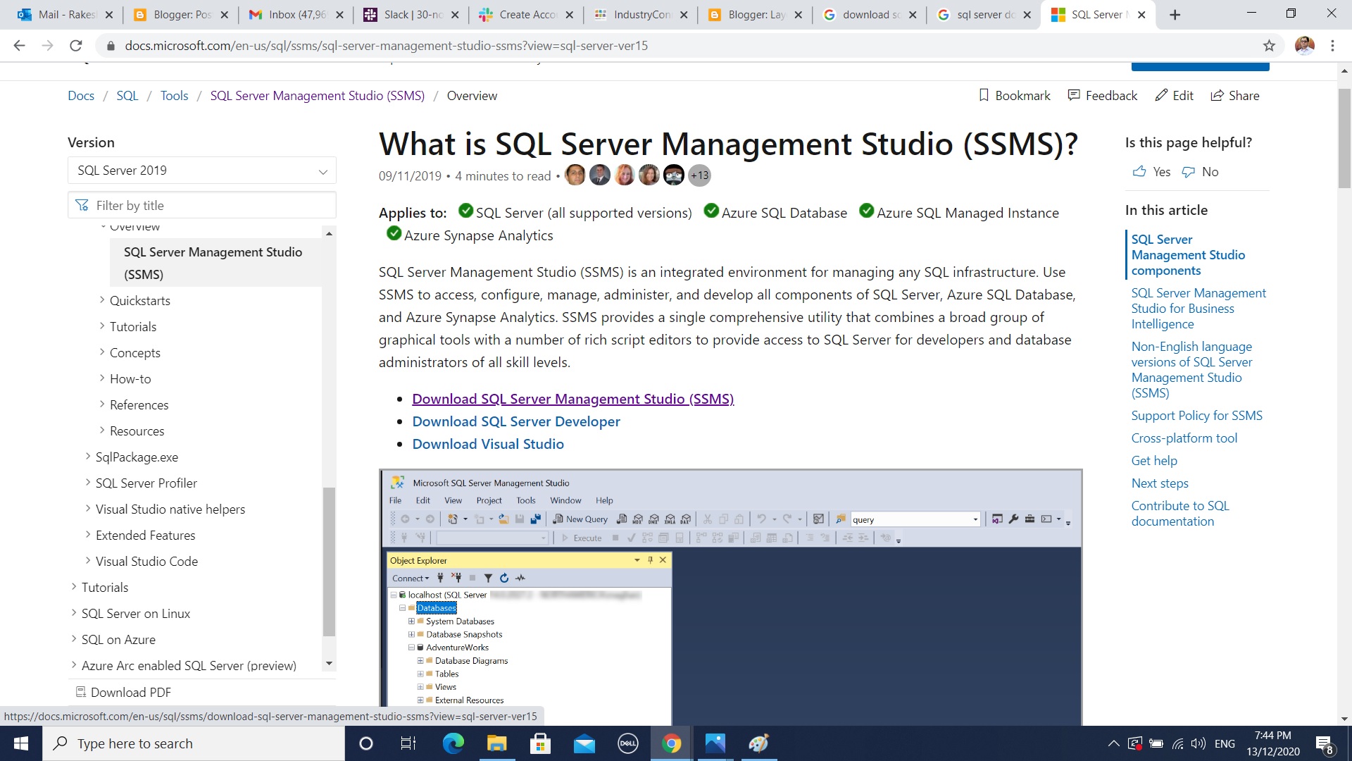 Rakesh's Data Blog: SSMS Installation Steps