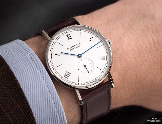 Hands-on Review: Nomos Glashütte Ludwig 38 enamel white and Ludwig duo ...
