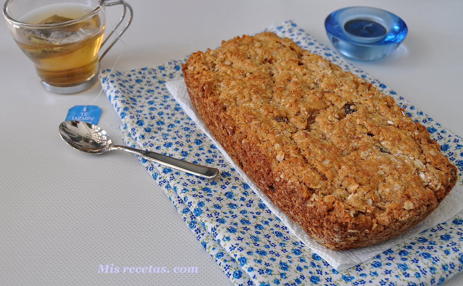 MIS RECETAS. COM: Pan dulce con frutos secos y té de jazmín