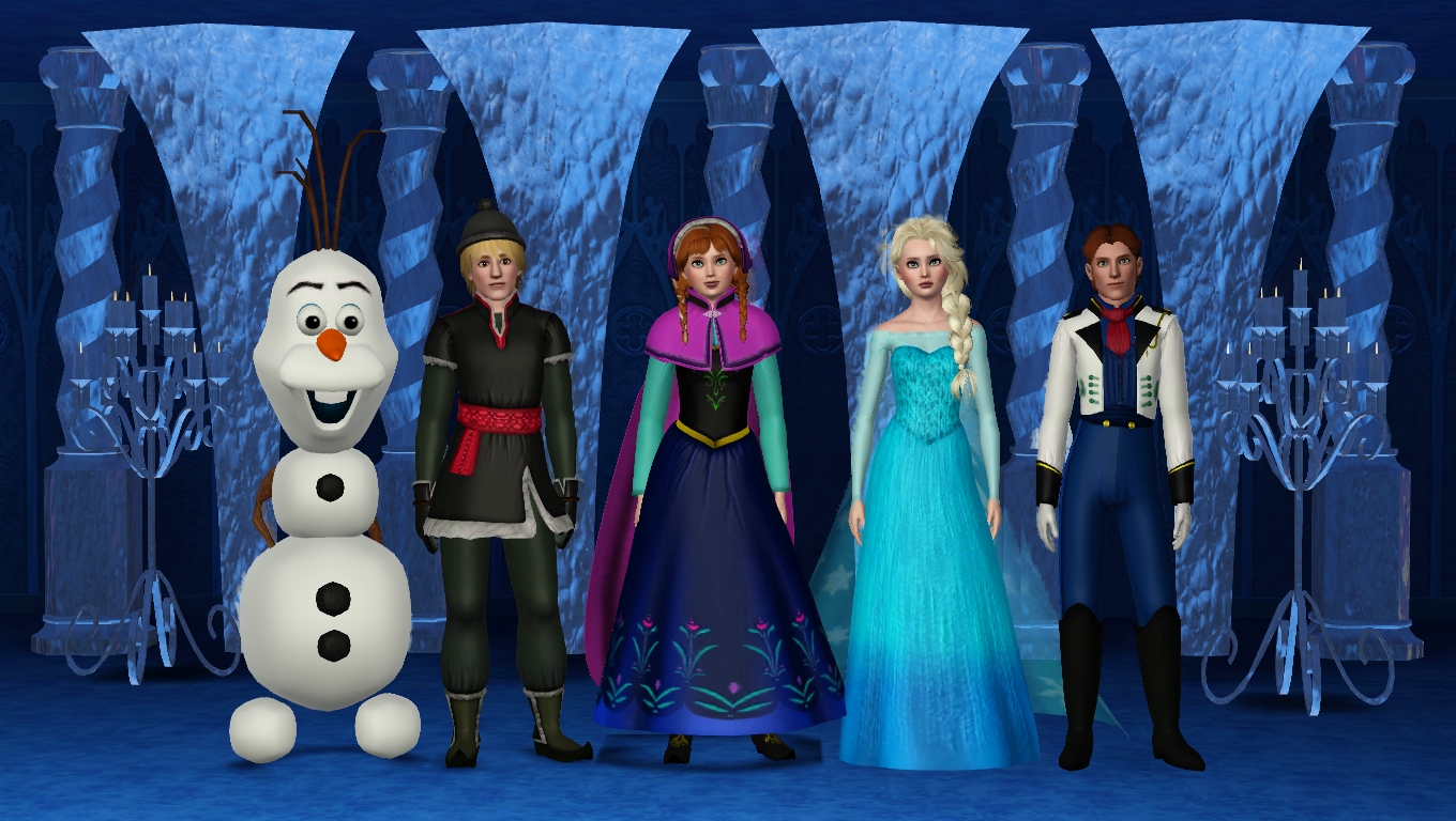 Sil Fantasy: Walt Disney's Frozen Main Characters