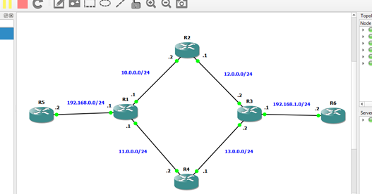 Conmutacion 2019: 2c. Genere en el simulador de red GNS3, el esquema de ...